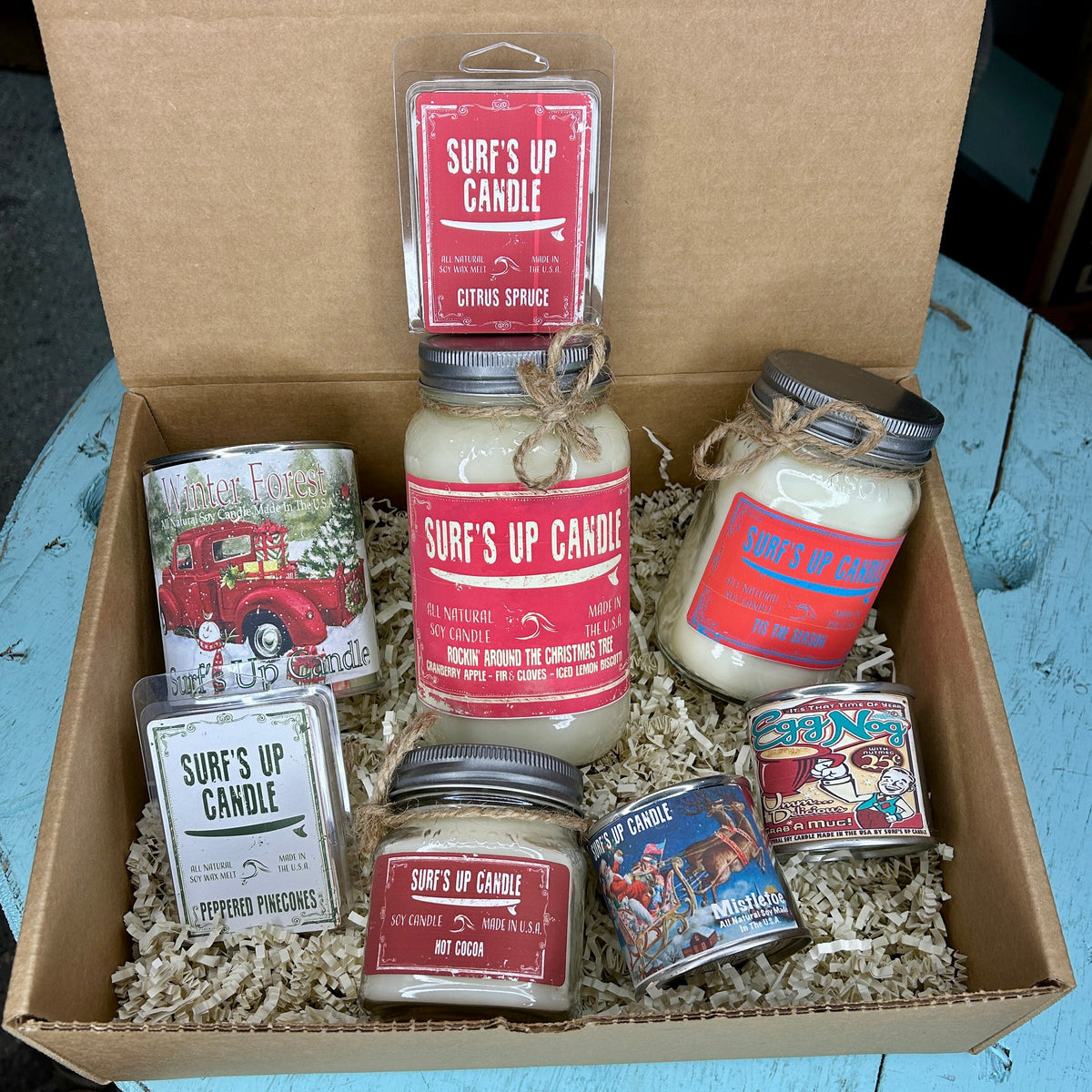 Surf's Up Candle - All Natural Hand-Poured Soy Scented Candles