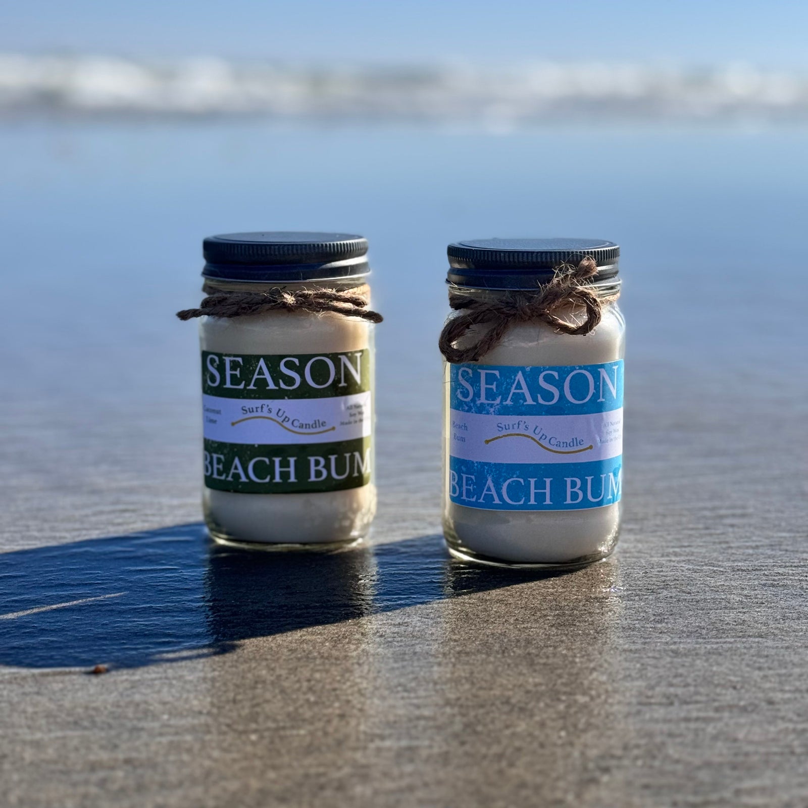 Surf's Up Candle - All Natural Hand-Poured Soy Scented Candles