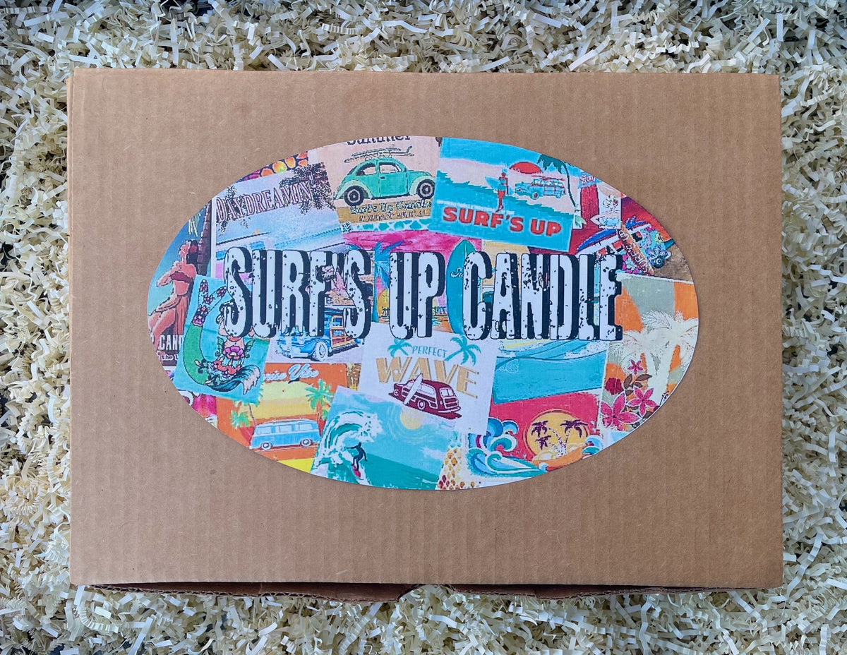 Surf's Up Candle - All Natural Hand-Poured Soy Scented Candles