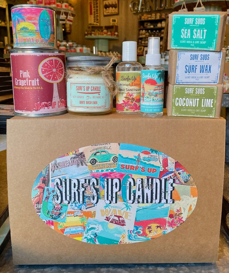 Surf's Up Candle - All Natural Hand-Poured Soy Scented Candles