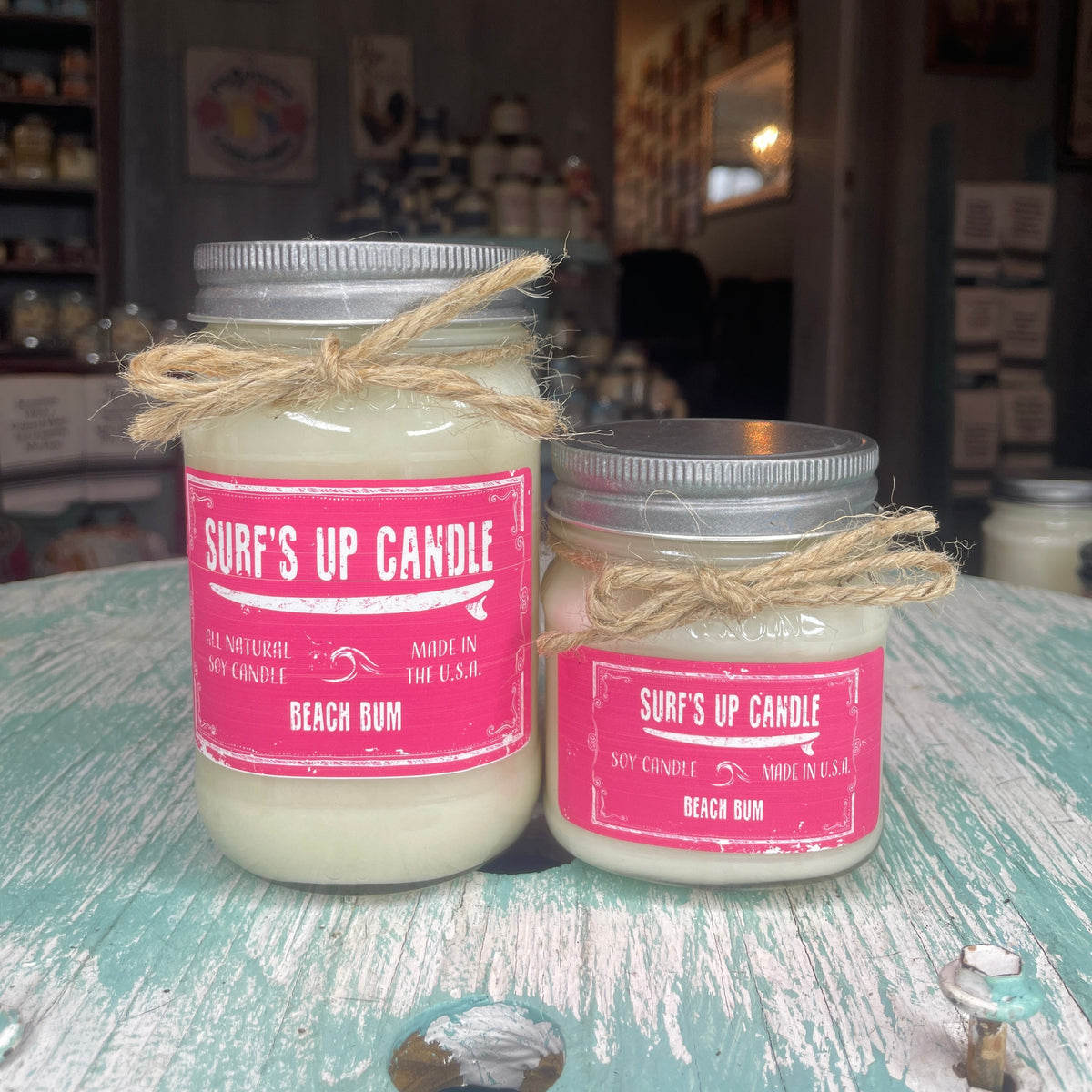 Surf's Up Candle - All Natural Hand-Poured Soy Scented Candles