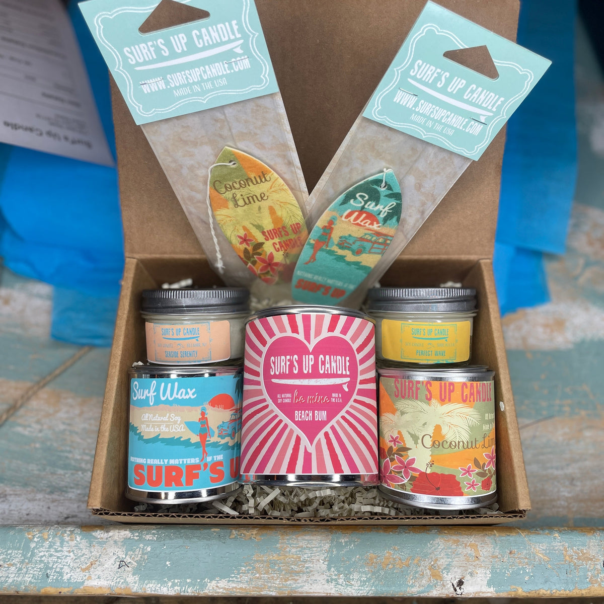 Surf's Up Candle - All Natural Hand-Poured Soy Scented Candles