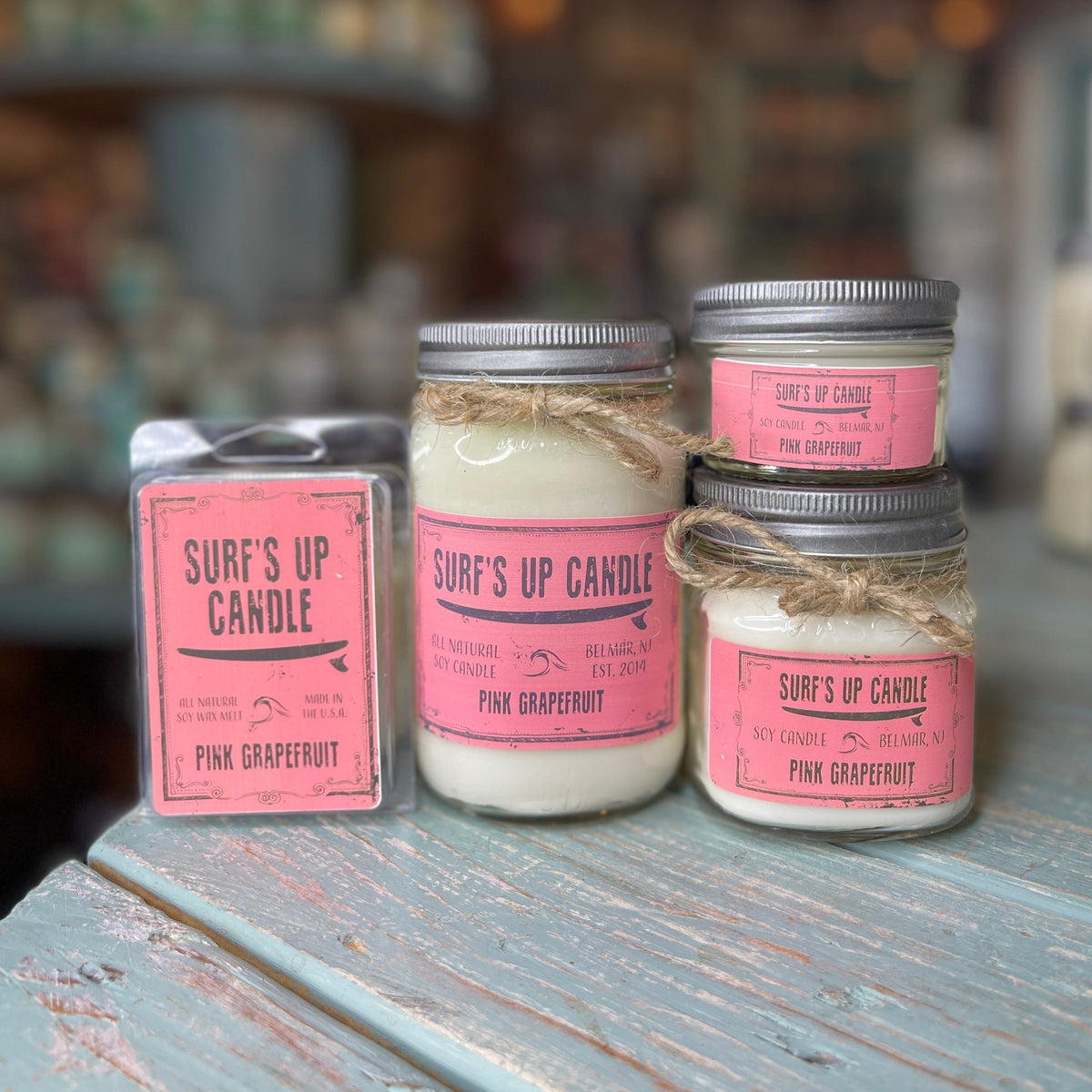Surf's Up Candle - All Natural Hand-Poured Soy Scented Candles