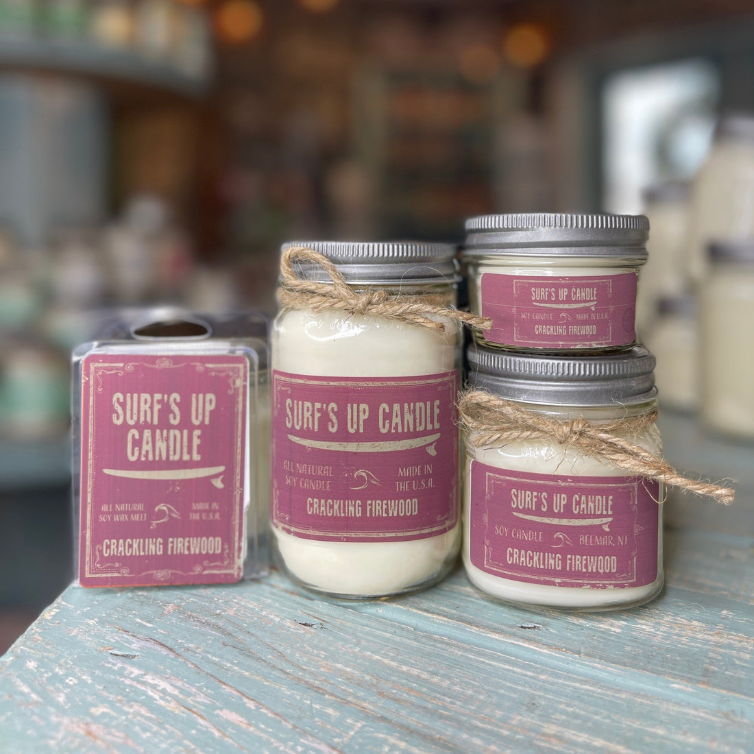 Surf's Up Candle - All Natural Hand-Poured Soy Scented Candles