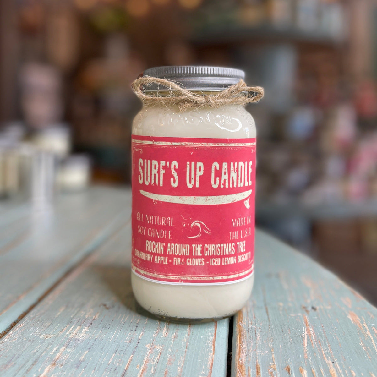 Surf's Up Candle - All Natural Hand-Poured Soy Scented Candles