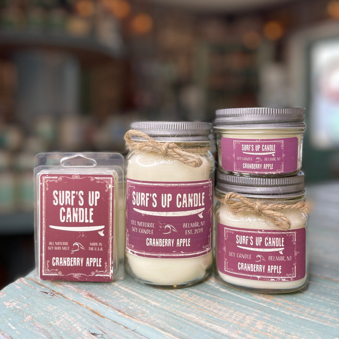 Surf's Up Candle - All Natural Hand-Poured Soy Scented Candles
