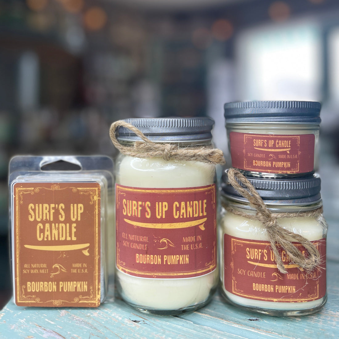 Surf's Up Candle - All Natural Hand-Poured Soy Scented Candles