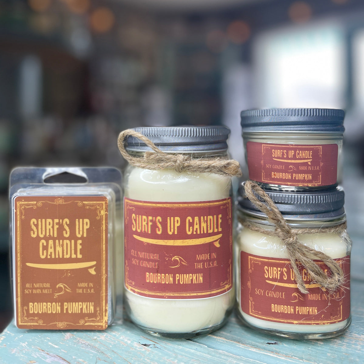 Surf's Up Candle - All Natural Hand-Poured Soy Scented Candles