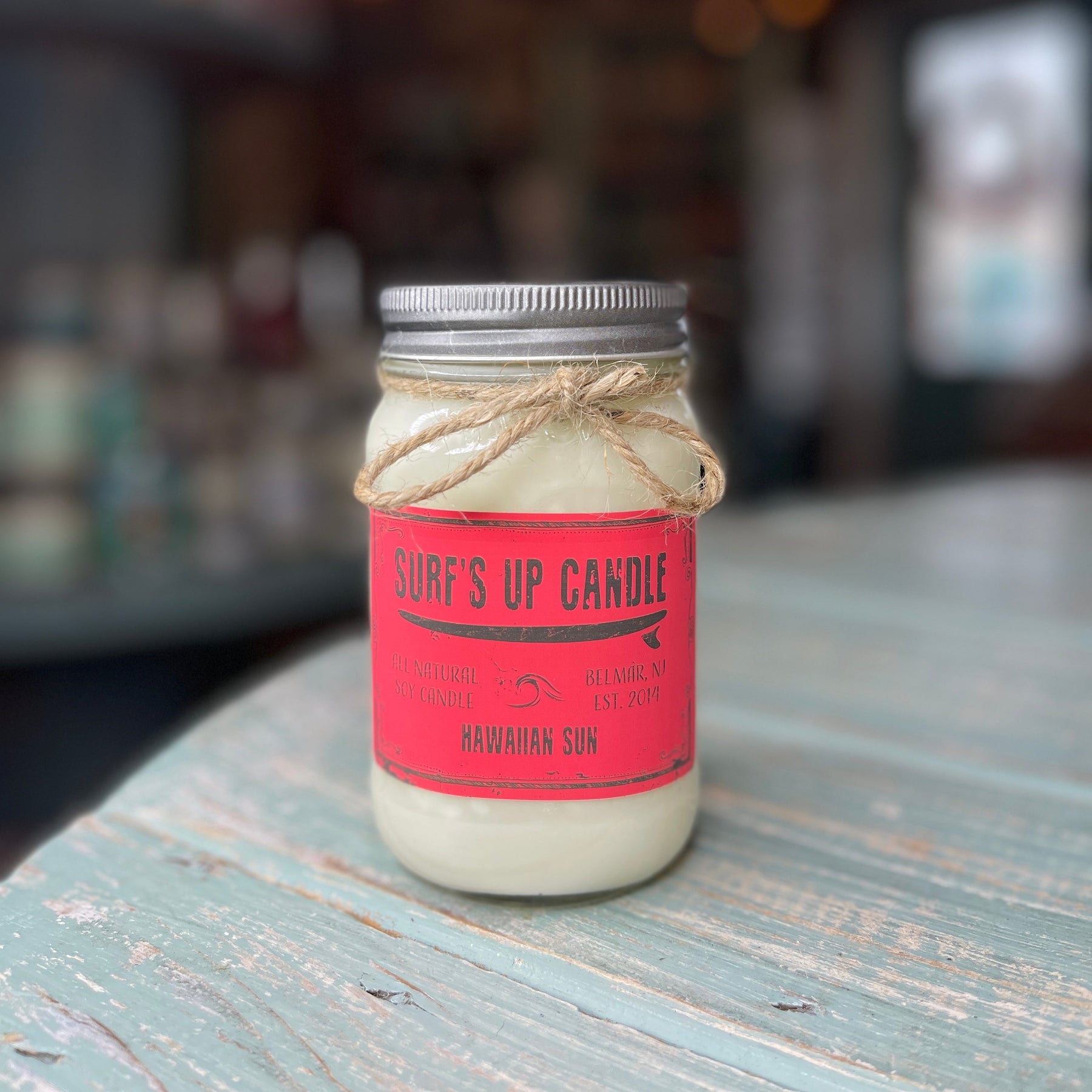 Surf's Up Candle - All Natural Hand-Poured Soy Scented Candles