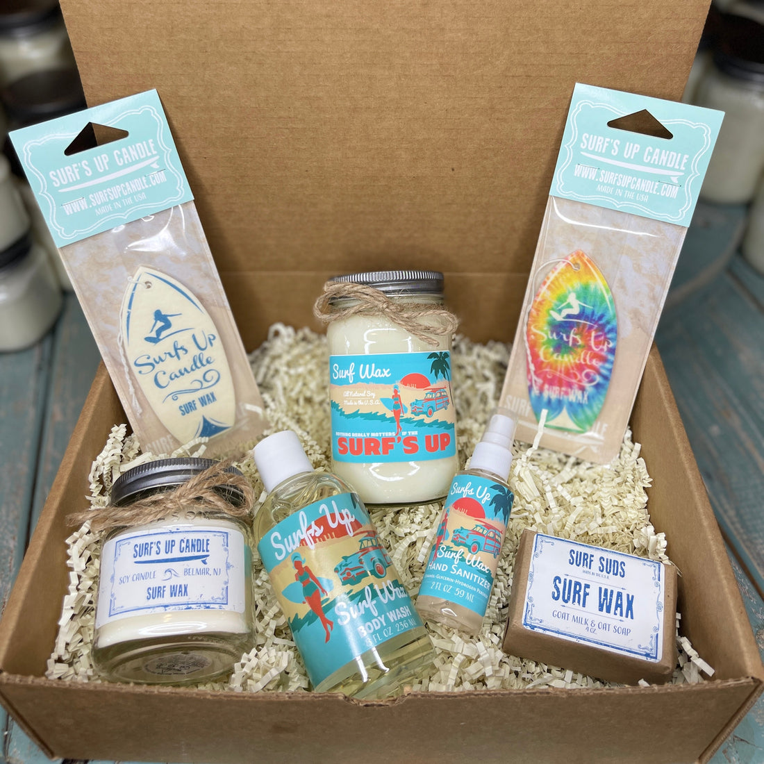 Surf's Up Candle - All Natural Hand-Poured Soy Scented Candles