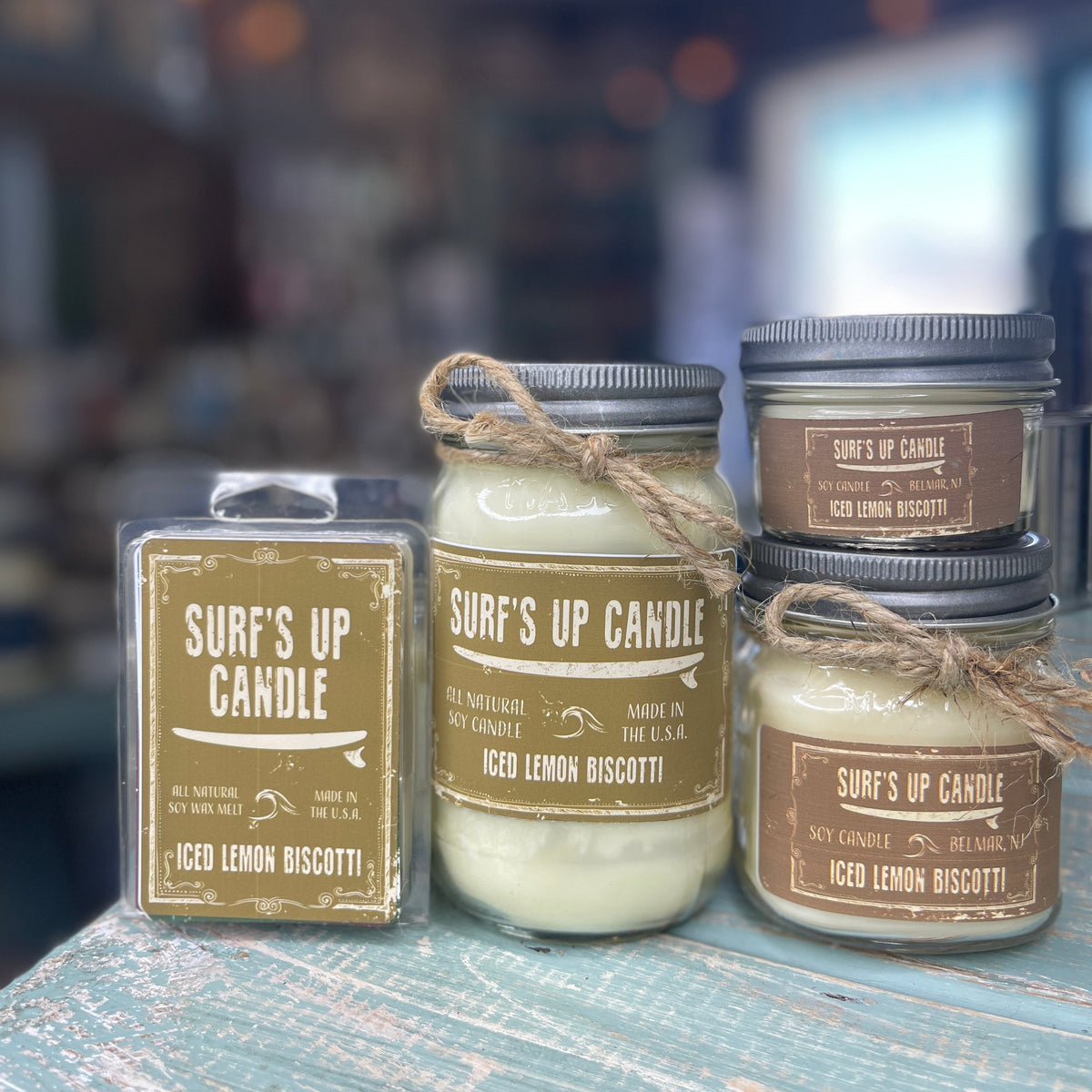 Surf's Up Candle - All Natural Hand-Poured Soy Scented Candles