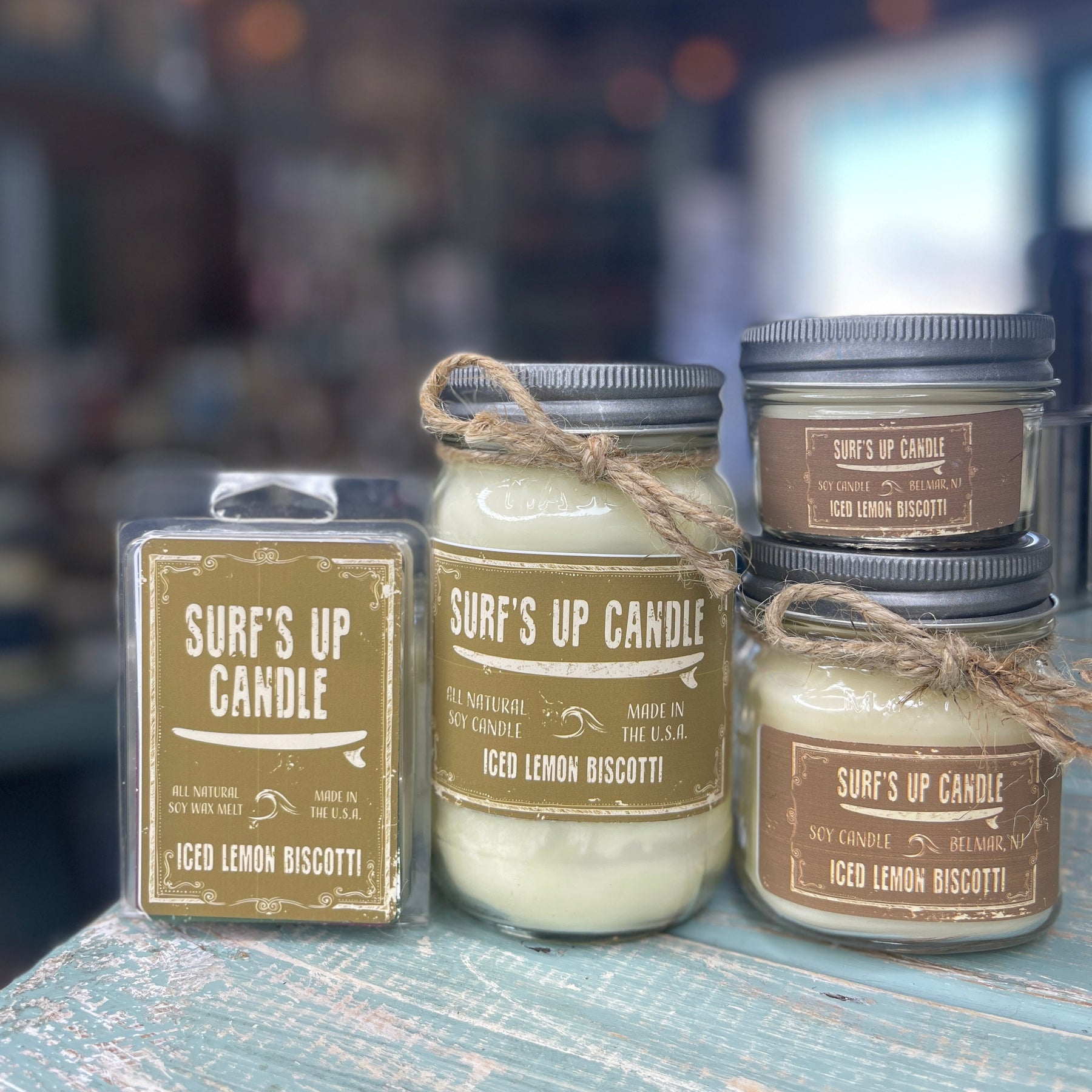 Surf's Up Candle - All Natural Hand-Poured Soy Scented Candles